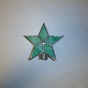 4 or 6 Inch Stained Glass Table Top Tiny Tree Topper - Etsy