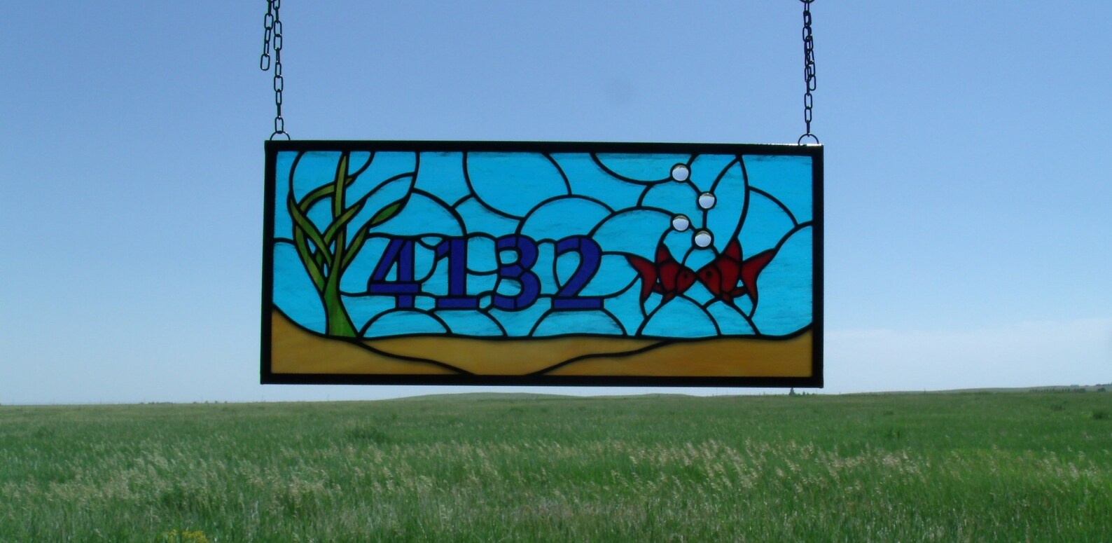 Custom Stained Glass Window Panels, Addresses and Family Names - Etsy