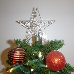 4 or 6 Inch Stained Glass Table Top Tiny Tree Topper - Etsy