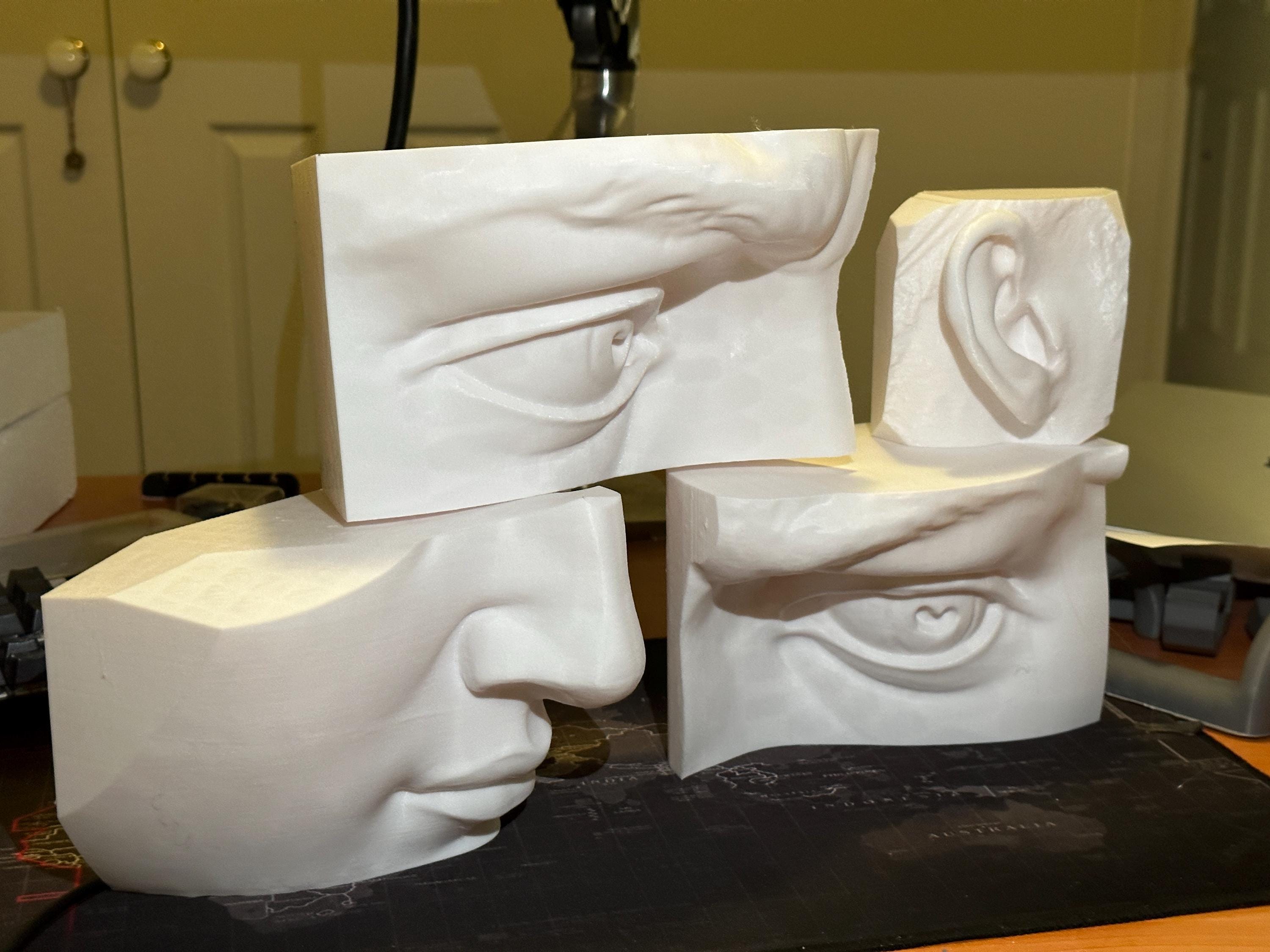 Michaelangelo's David Replica Set Model Master Statue Sculpture Art ...