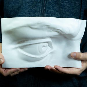 Renaissance Statue Sculpture Eye of David Replica Model Master Wall ...