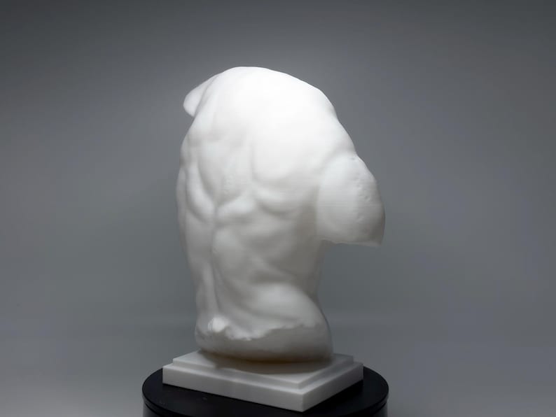 Gaddi Torso Sculpture Statue, Male Artist Anatomy, Art Reference, Posed ...