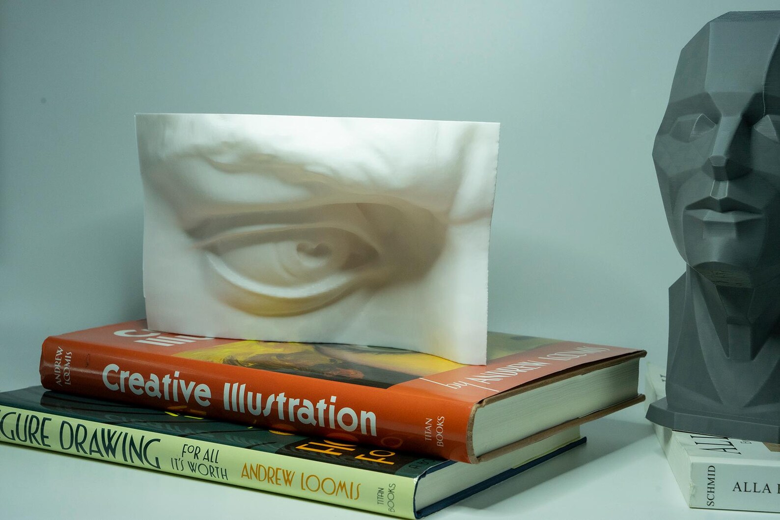 Renaissance Statue Sculpture Eye of David Replica Model Master Wall ...