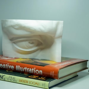 Renaissance Statue Sculpture Eye of David Replica Model Master Wall ...