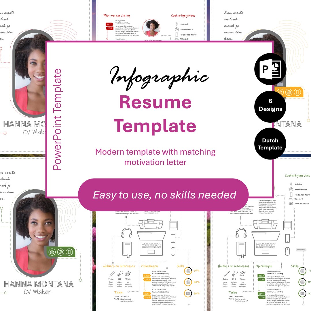 Modern Powerpoint Resume Powerpoint Template Professional Resumes ...