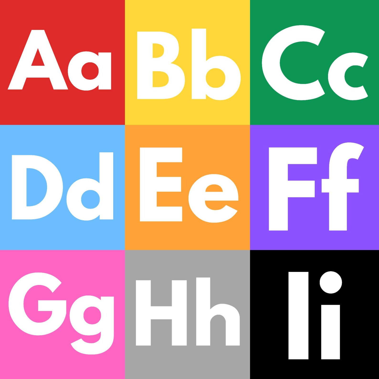 Alphabet Letters Flash Card - Etsy