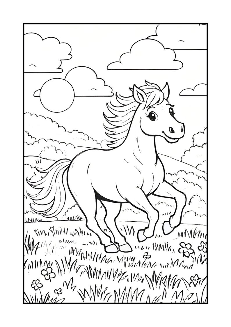 Animal Friends Coloring Book: Instant Download & Print - Etsy
