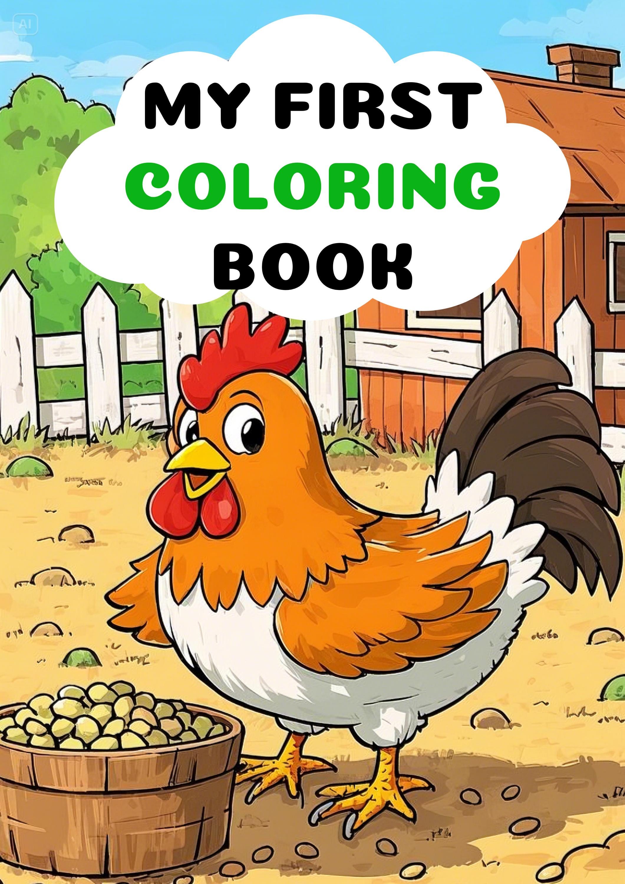 Animal Friends Coloring Book: Instant Download & Print - Etsy