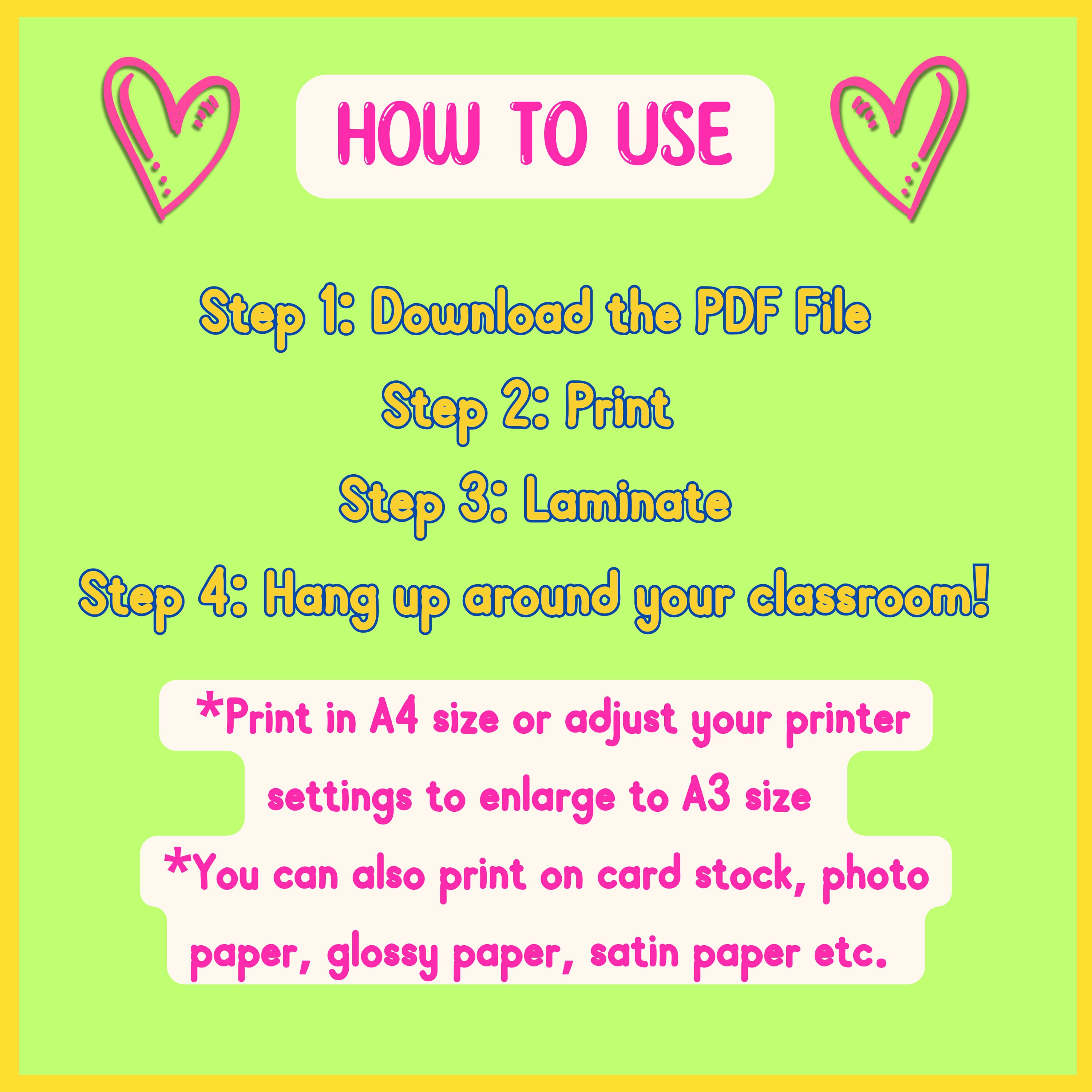 Parts of Speech Posters - Printable - Nouns, Adjectives, Adverbs ...