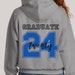 Personalized Graduation Hoodie Customize Graduate’s Name Jersey Style ...