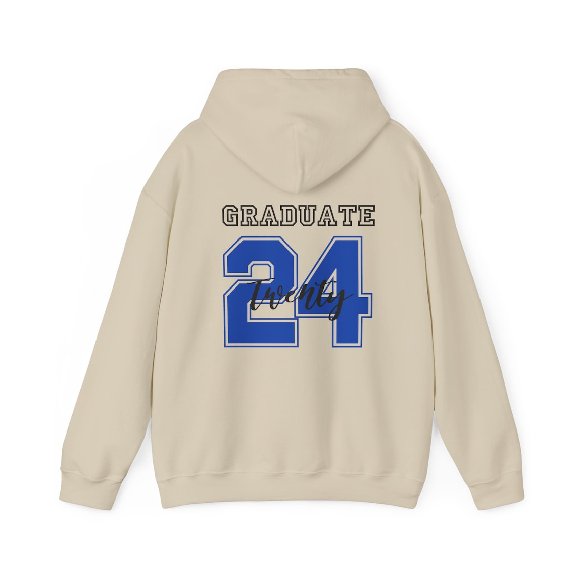 Personalized Graduation Hoodie Customize Graduate’s Name Jersey Style ...