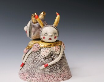 ORIGINAL Hand Built Collectable Ceramic Figure oscar 551 - Etsy