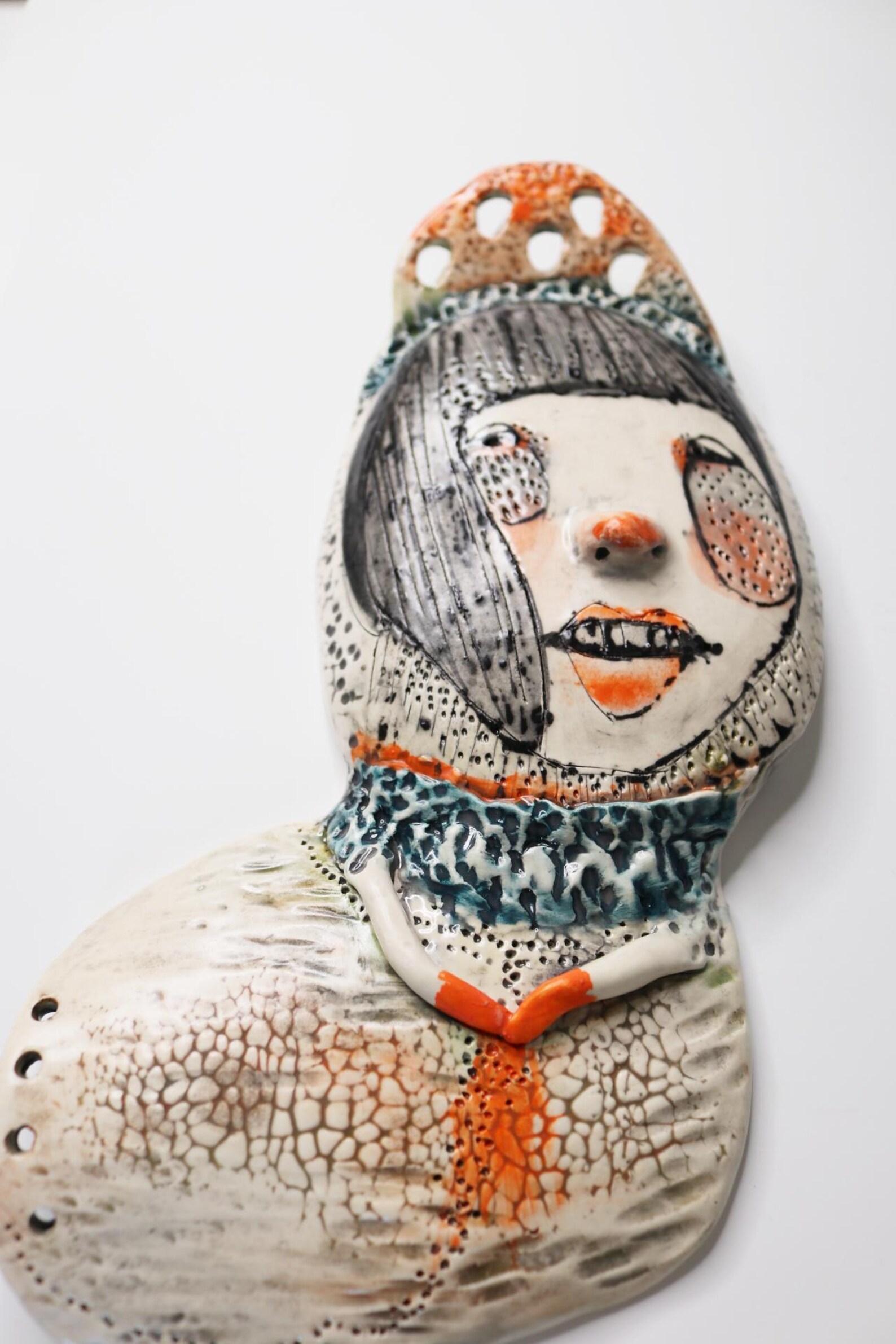 ORIGINAL OOAK Hand Built Collectable Ceramic Wall Art - Selma - Etsy