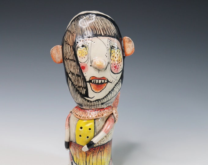 ORIGINAL Hand Built Collectable Ceramic Figure love Bug - Etsy