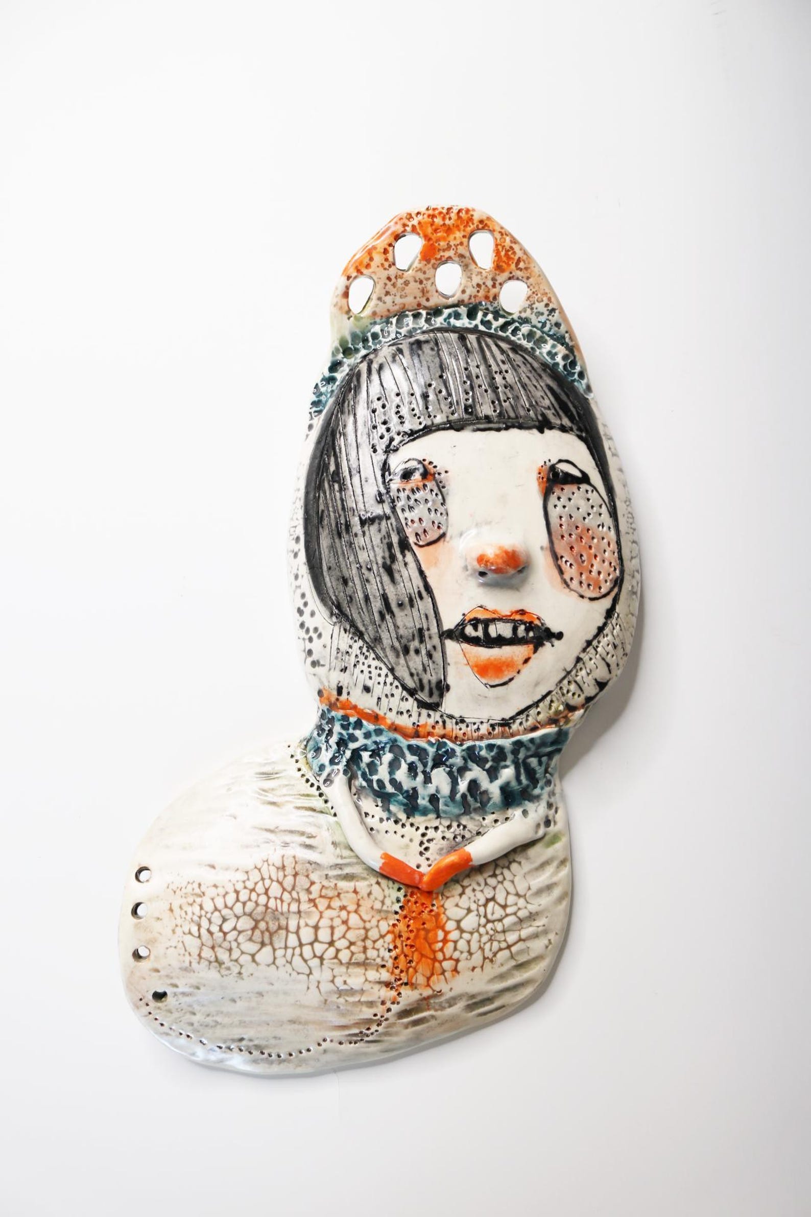 ORIGINAL OOAK Hand Built Collectable Ceramic Wall Art - Selma - Etsy