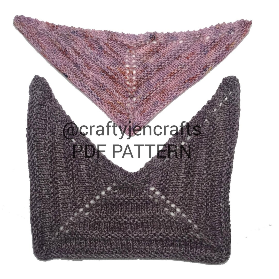 PDF PATTERN - Top-down Wedge Shawl KNITTING Pattern Recipe - Etsy