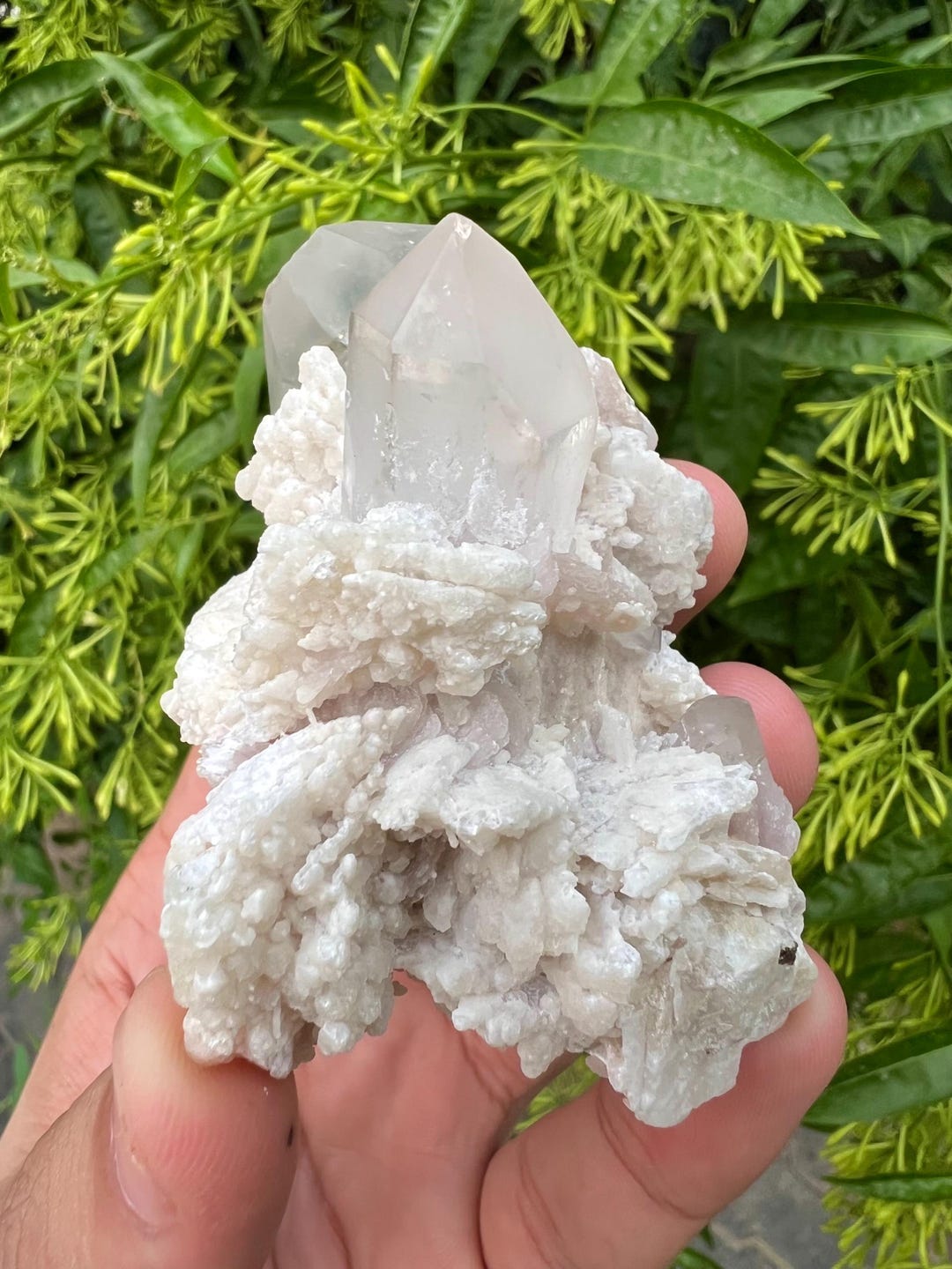 Quartz Crystal on White Albite Matrix, Skardu Pakistan Specimen - Etsy