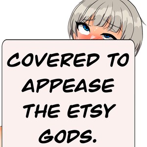 Uzaki-chan NSFW Spilled Milk Lewd Decal - Etsy Australia