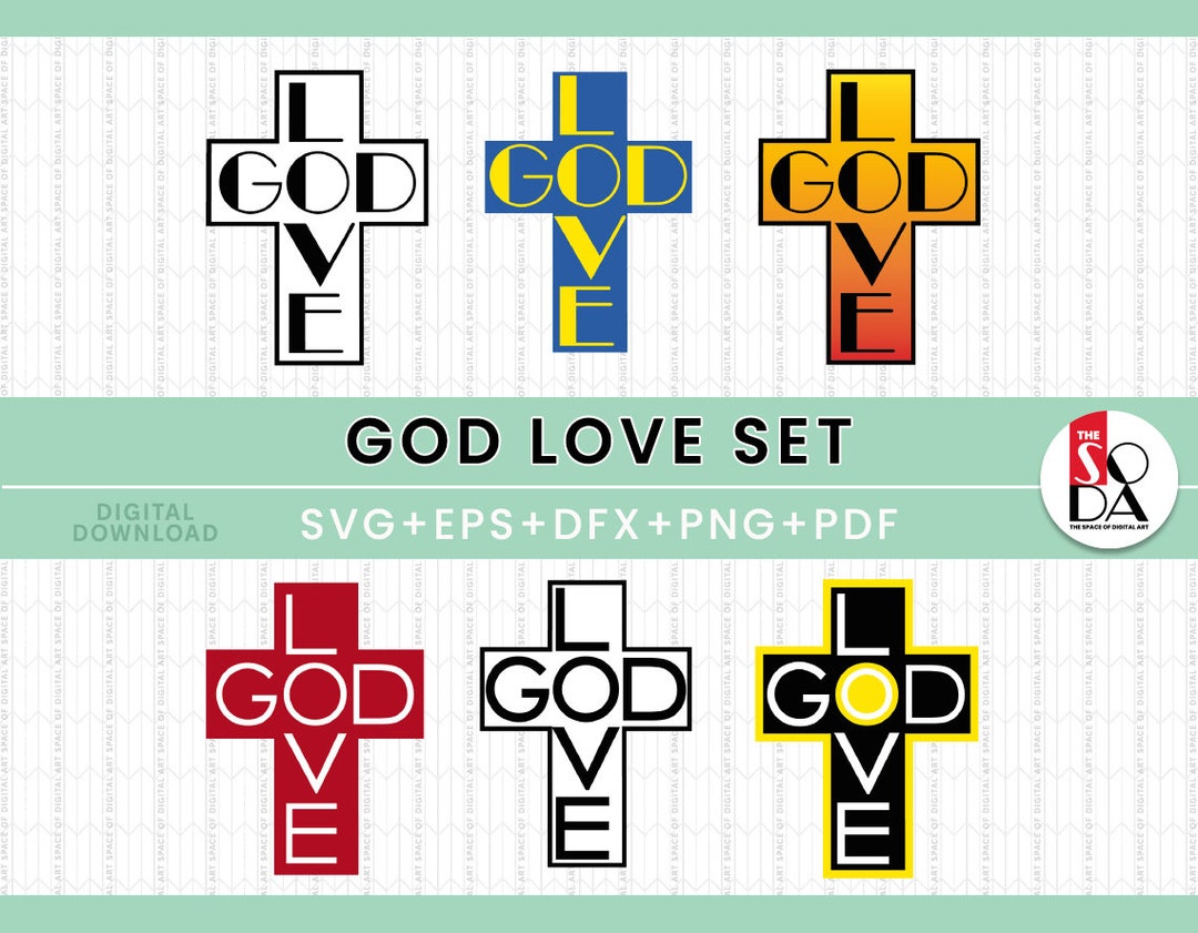 Cross God, Cross God Outline Svg, Cross Svg, God Svg, God Love Svg ...