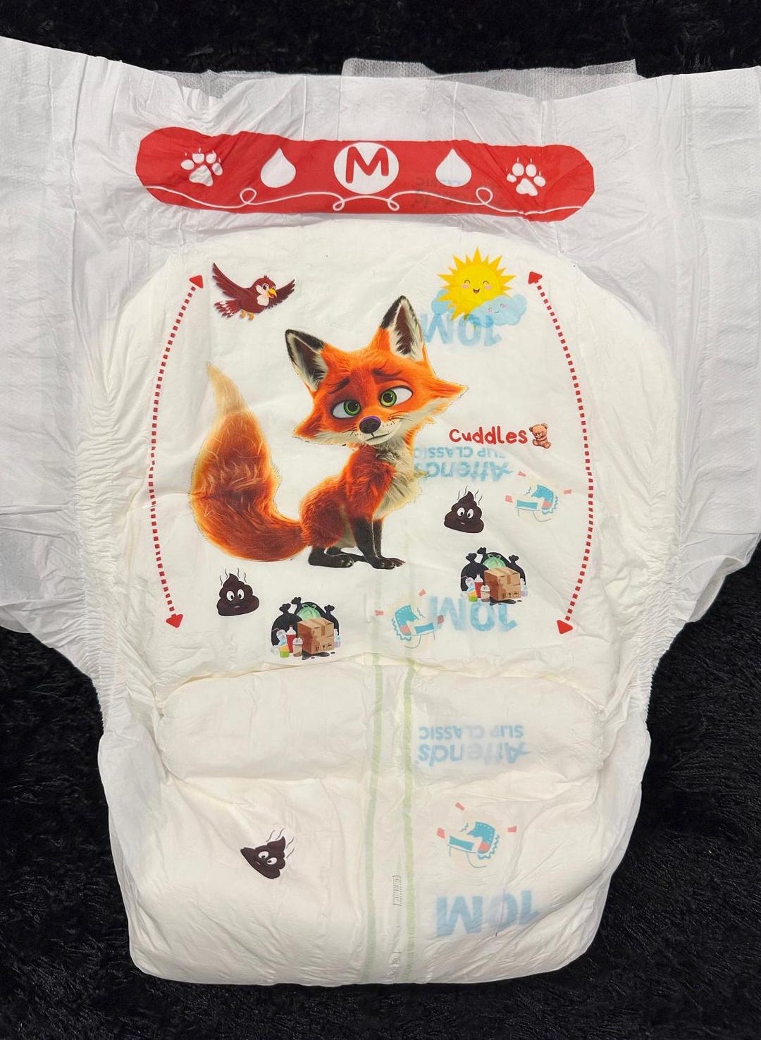 Cuddles Adult Pampers ABDL Adult Baby Diaper Nappy freddy the Fox - Etsy