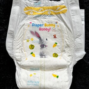Cuddles Adult Pampers ABDL Adult Baby Diaper Nappy honey the Bunny - Etsy