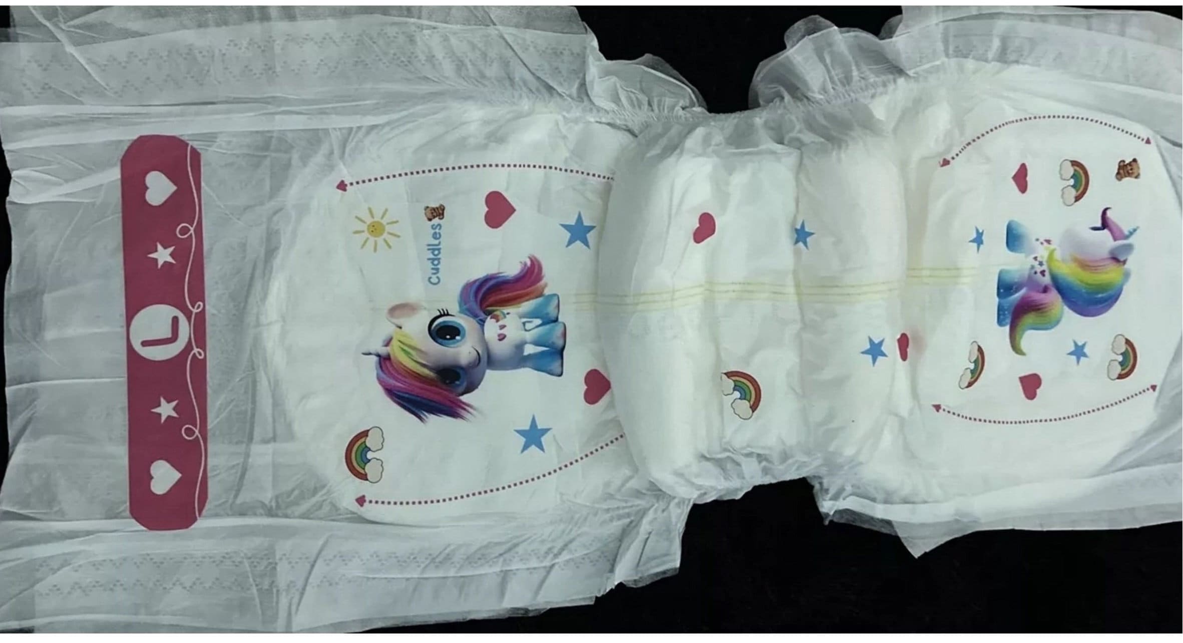 Cuddles Adult Pampers ABDL Adult Baby Diapers Nappies X2 my Little Pony ...
