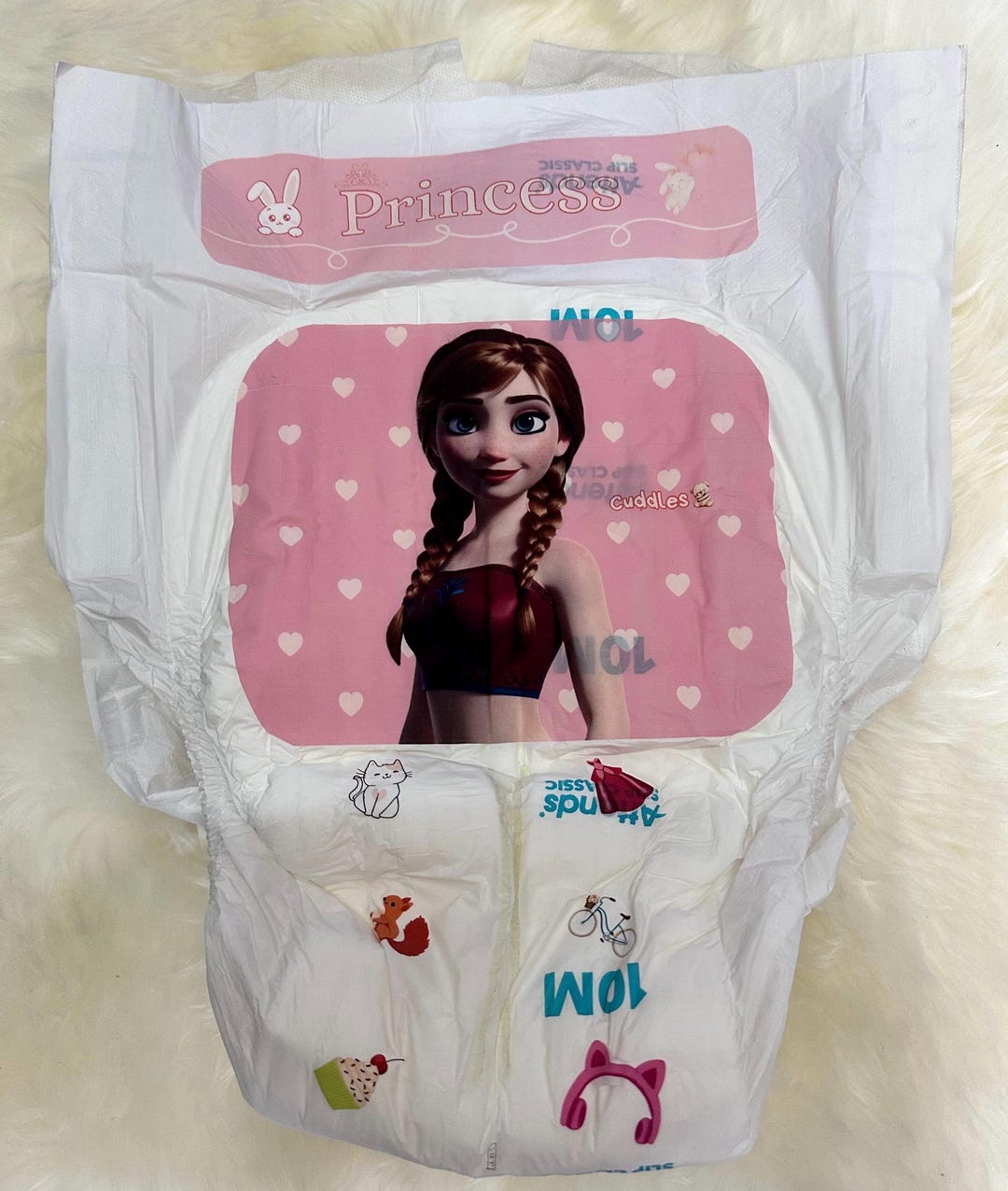 Cuddles Adult Pampers ABDL Adult Baby Diaper Nappy - Iconic Princess ...
