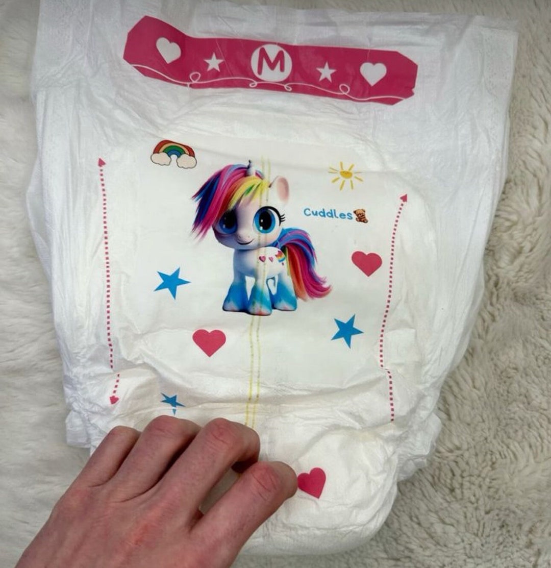 Cuddles Adult Pampers ABDL Adult Baby Diaper Nappy my Little Pony - Etsy