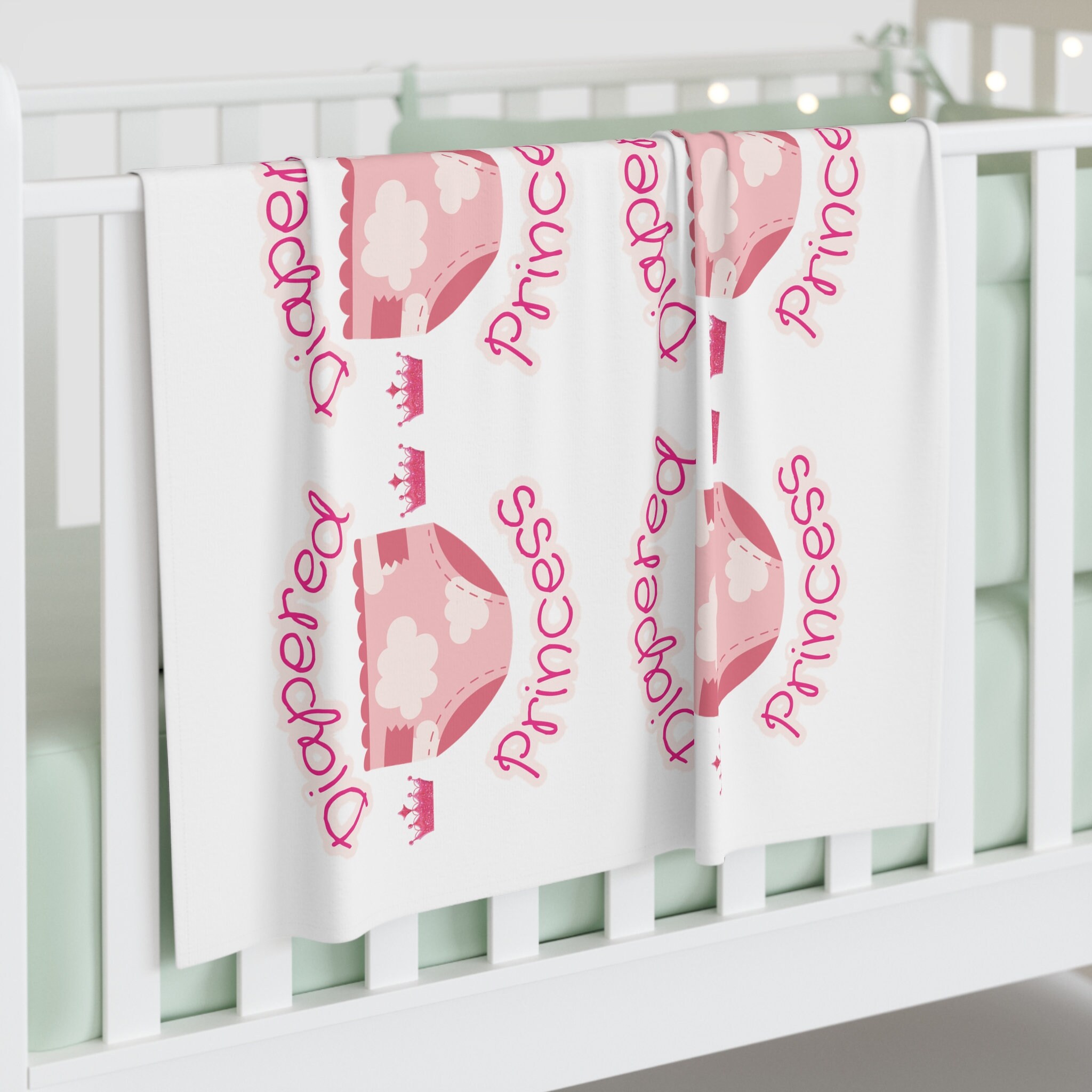 ABDL diapered Princess Cuddles Baby Swaddle Blanket - Etsy