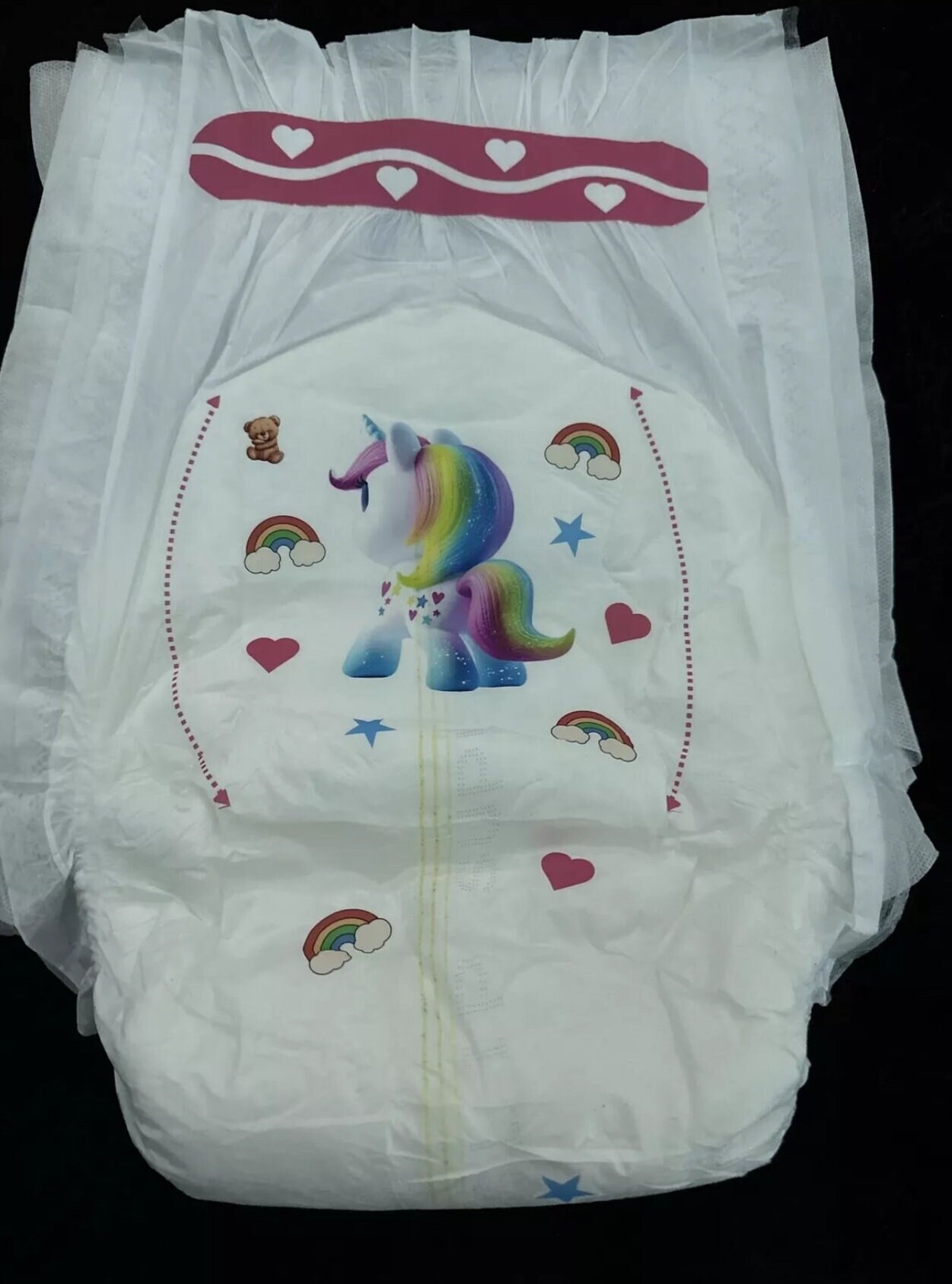 Cuddles Adult Pampers ABDL Adult Baby Diapers Nappies X2 my Little Pony ...