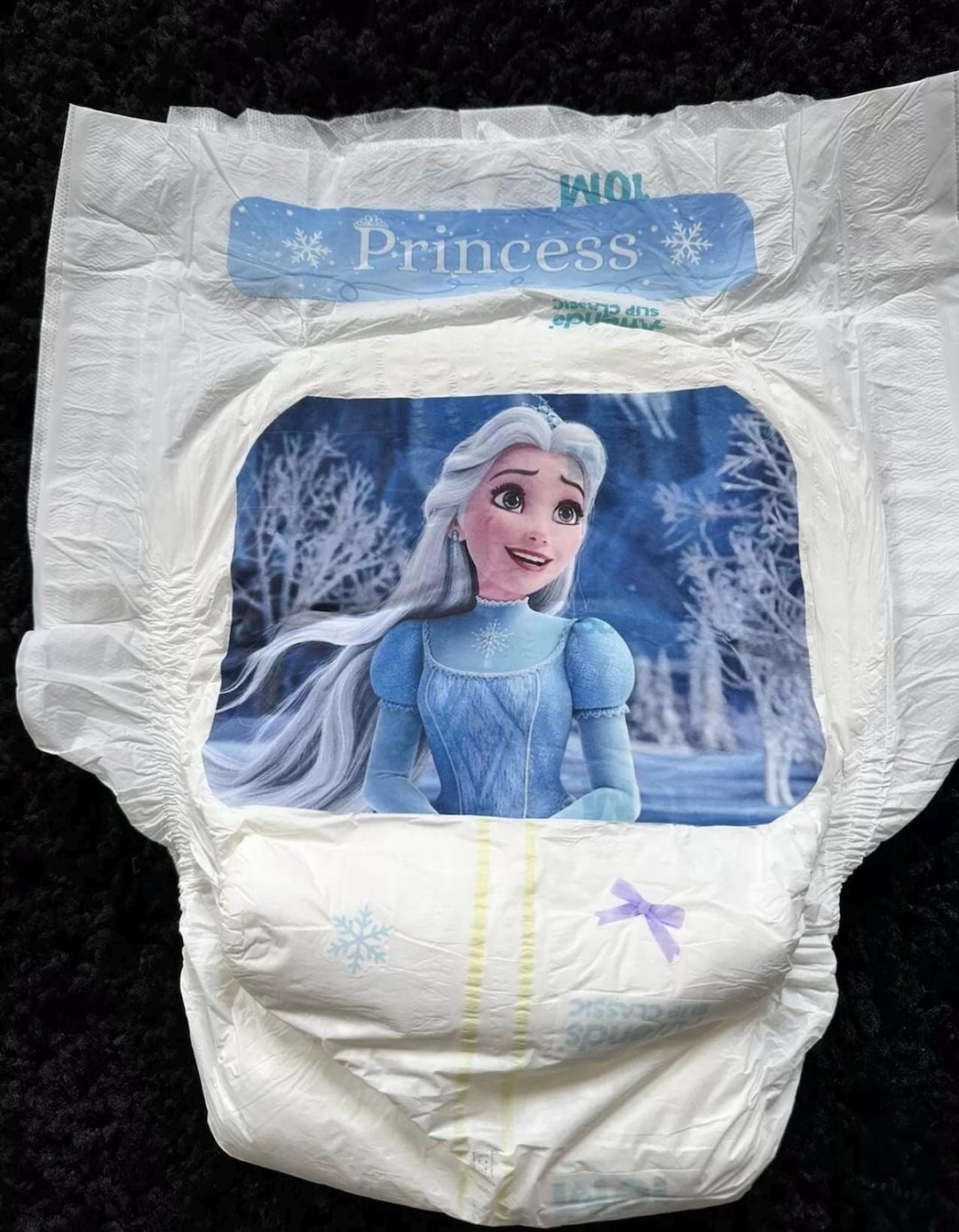 Cuddles Adult Pampers ABDL Adult Baby Diaper Nappy frozen Princess Elsa ...