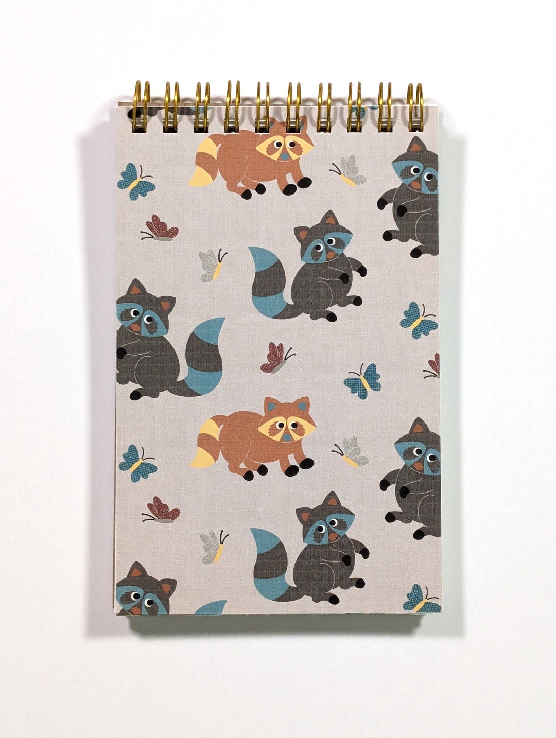 Playful Raccoons Mini Jotter | Raccoon Mini Notebook, Jotter Notebook ...