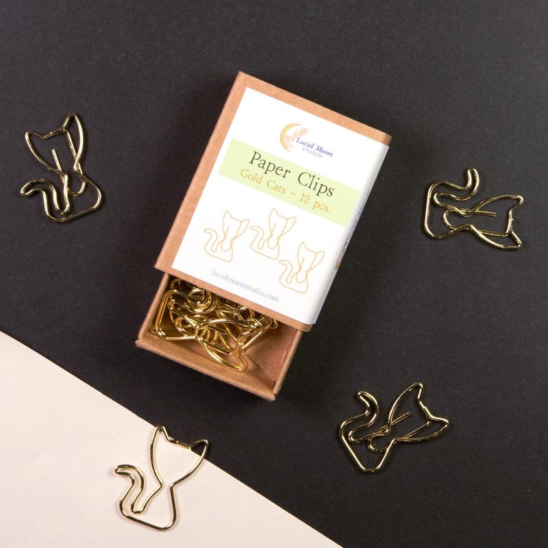 Shaped Paper Clips - Etsy