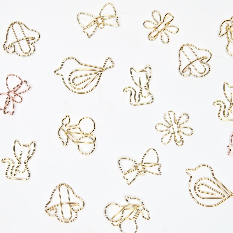 Shaped Paper Clips - Etsy