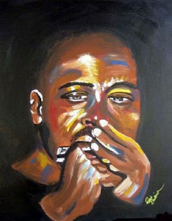 Blues Harmonica Art