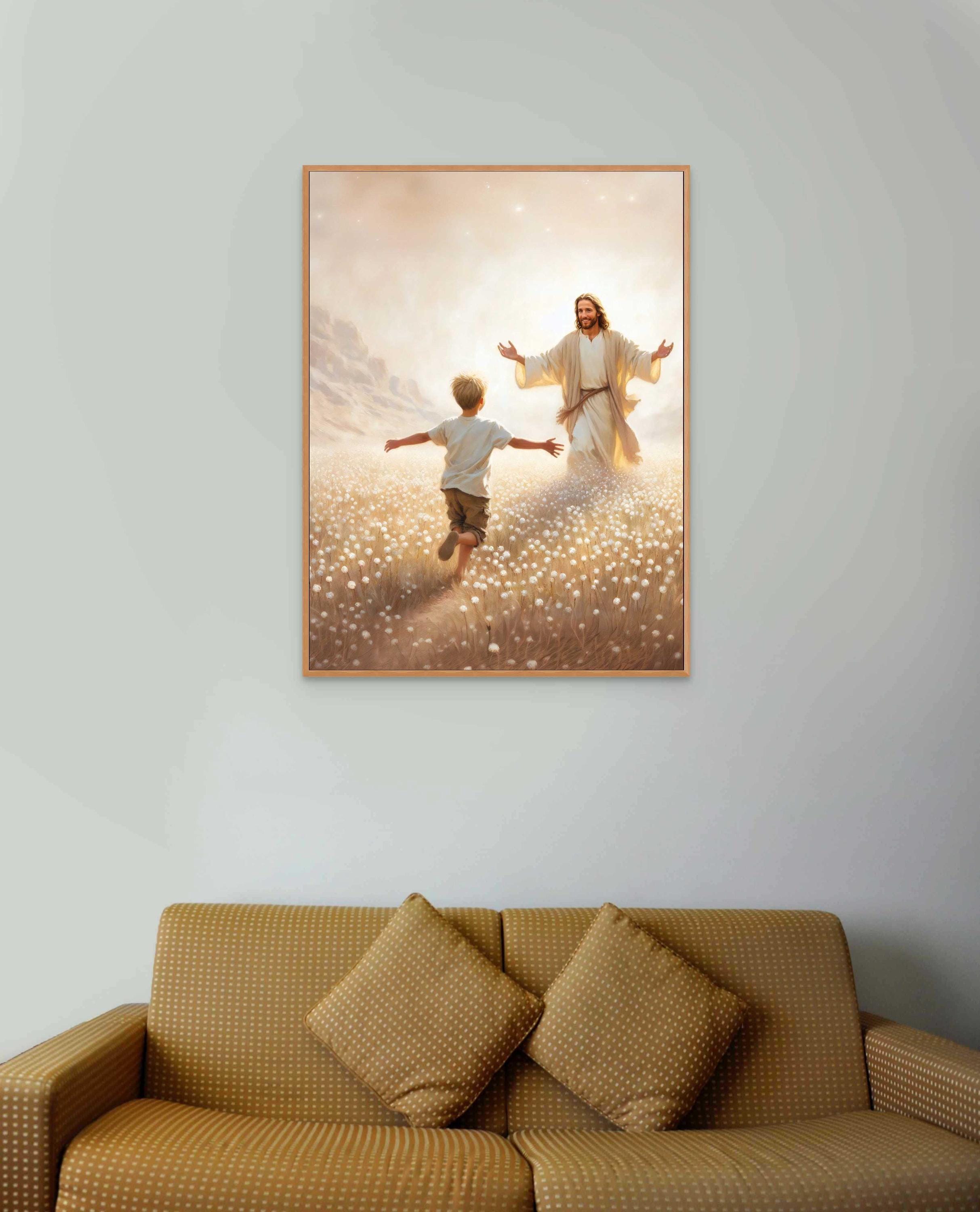He Will Embrace You, Instant Download, Jesus and Boy, Christian Poster ...