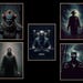 Scariest Halloween Villains Bundle, Halloween Art, Horror Movie Villain ...