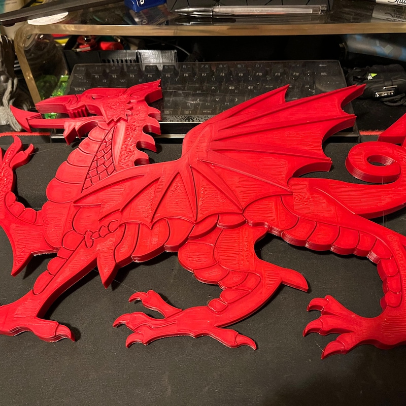 Welsh Dragon - Etsy