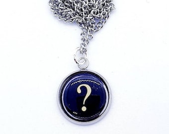 Question Mark Necklace | Etsy