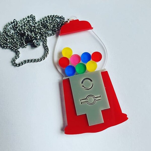 Gumball Necklace - Etsy