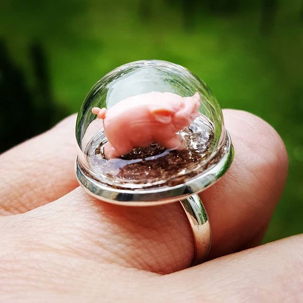 Pig Ring - Etsy