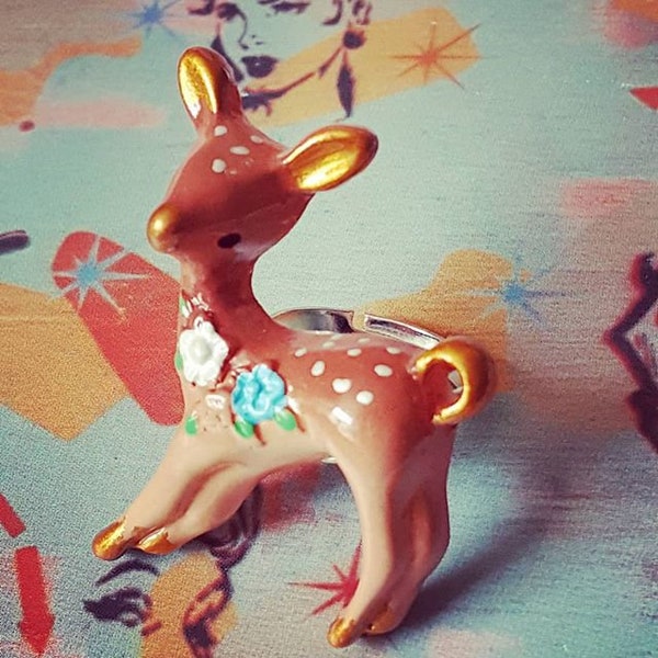 Deer Ring - Etsy UK