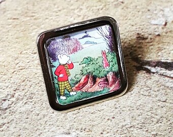 Rupert Bear Badge - Etsy