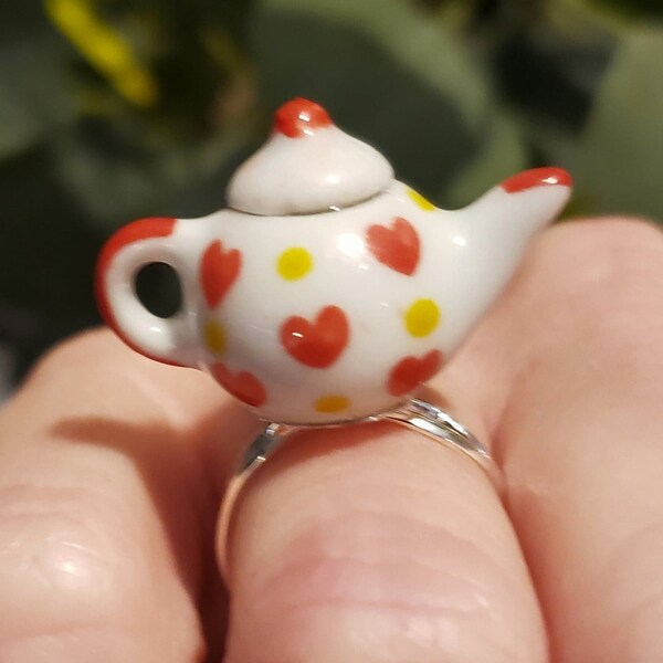 Teapot Ring - Etsy