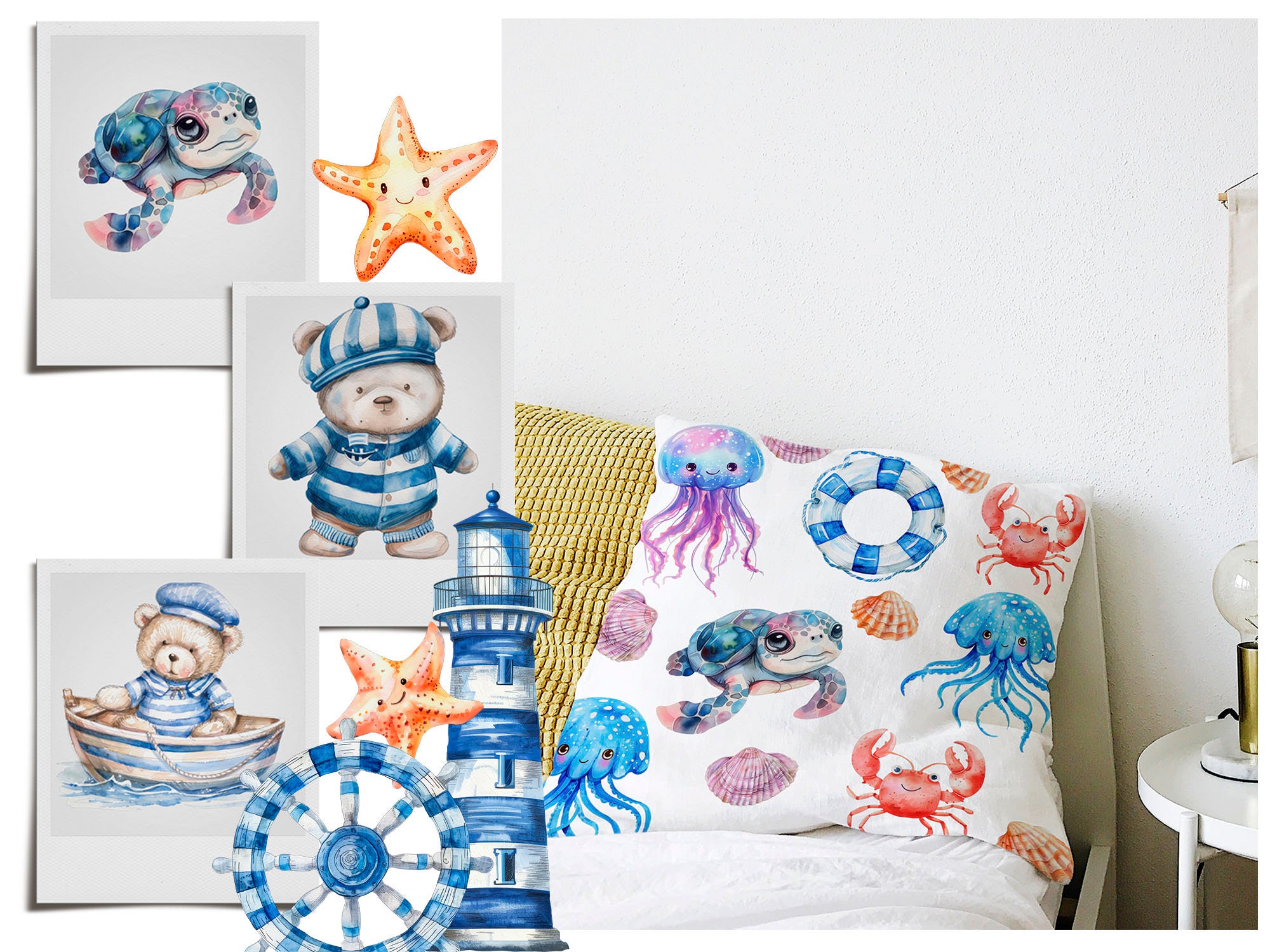 Sailor Clipart, Nautical Clipart, Boat Clipart, Teddy Bear Sailor ...