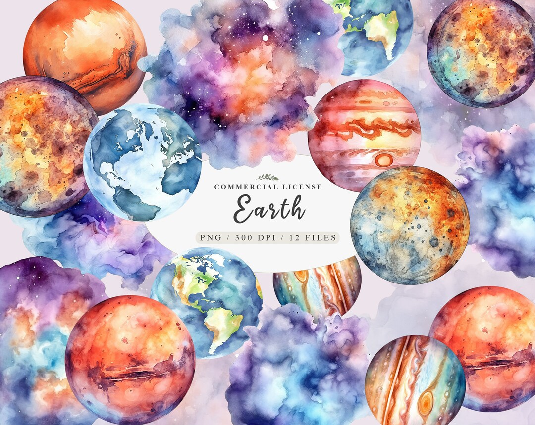 Earth Day, Planet Earth Cipart, Mother Earth, Solar System Clipart ...
