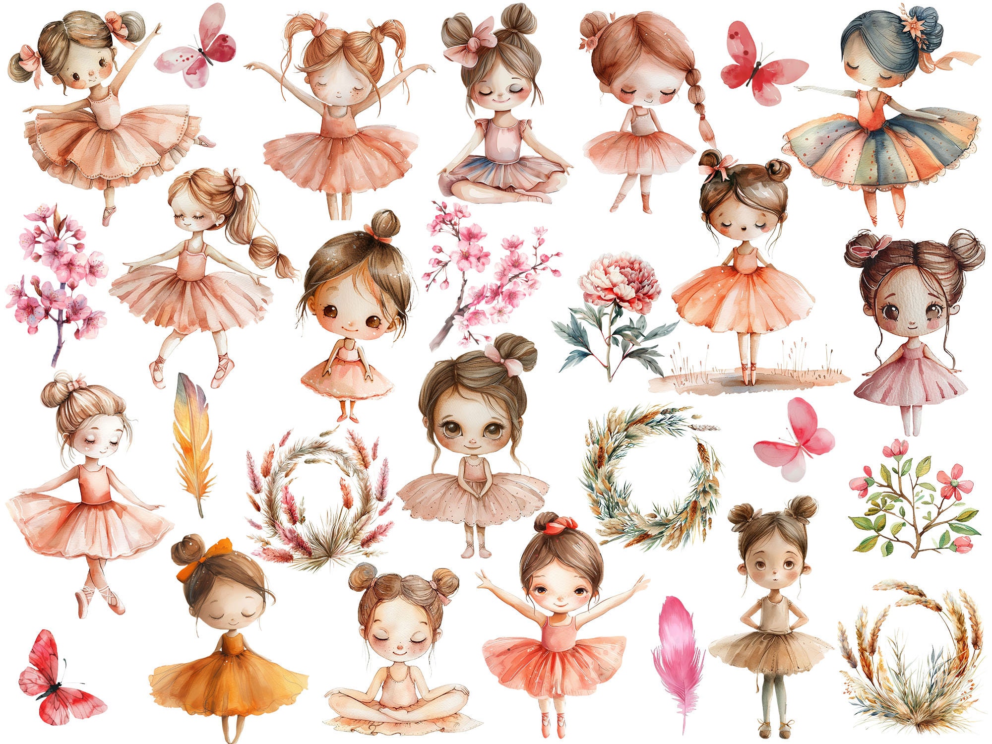 Ballerina Clipart, Princess Ballerina, Swan Lake, Dancer Clipart ...