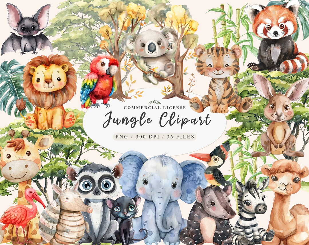 Baby Safari Png, Baby Jungle Animal, Baby Safari Animal Png, Giraffe ...