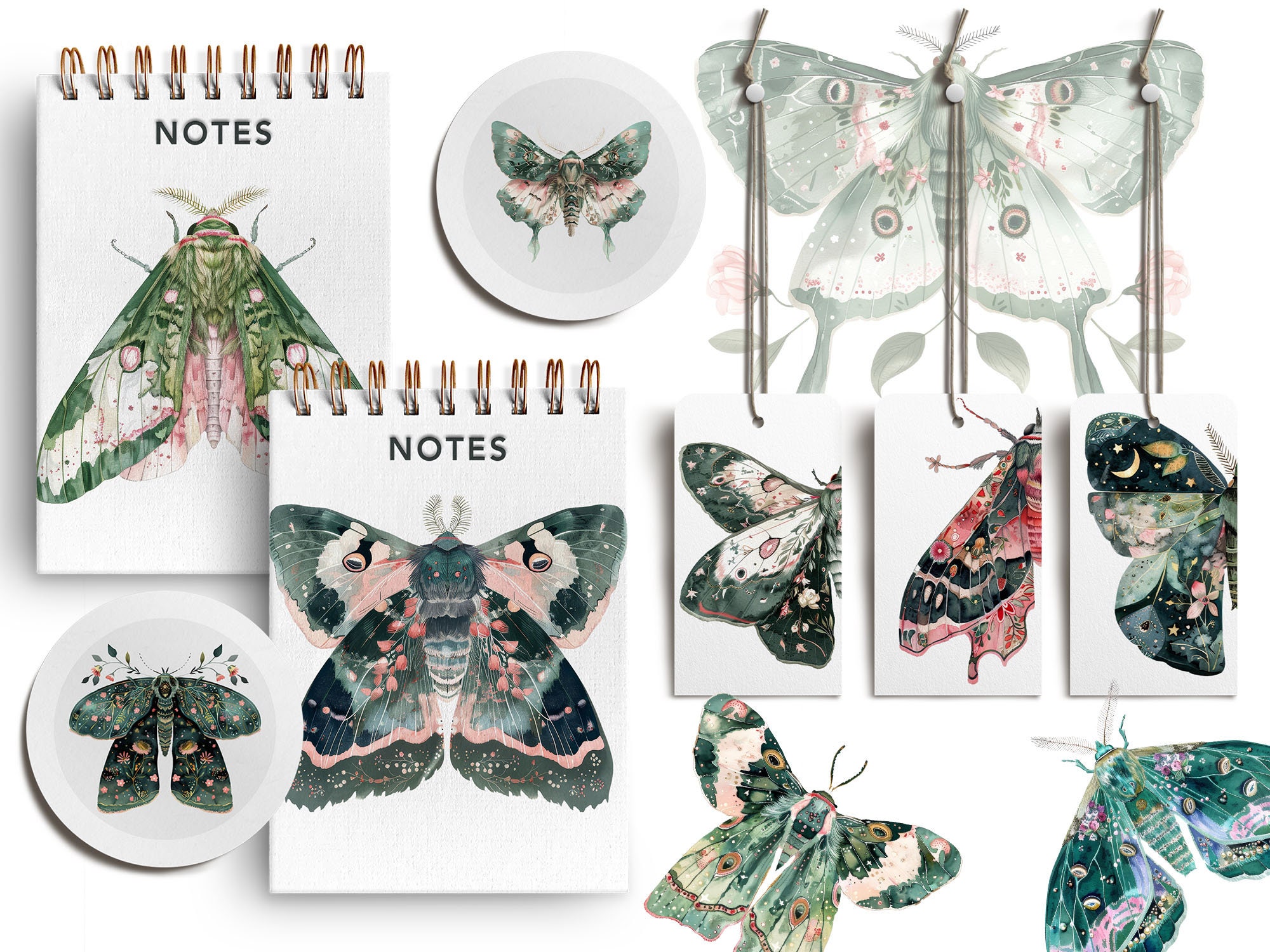 Magic Moth Clipart, Celestial Moth Png, Magical Moth Witchy Clipart ...