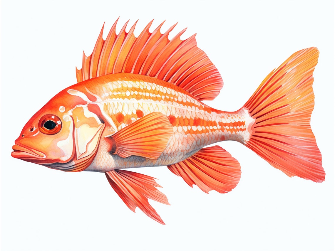 Cartoon-style Carp Fish Clip Art PNG for Playful Artworks - Etsy